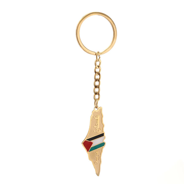 Palestine Map Keychain – The Palestine Shop